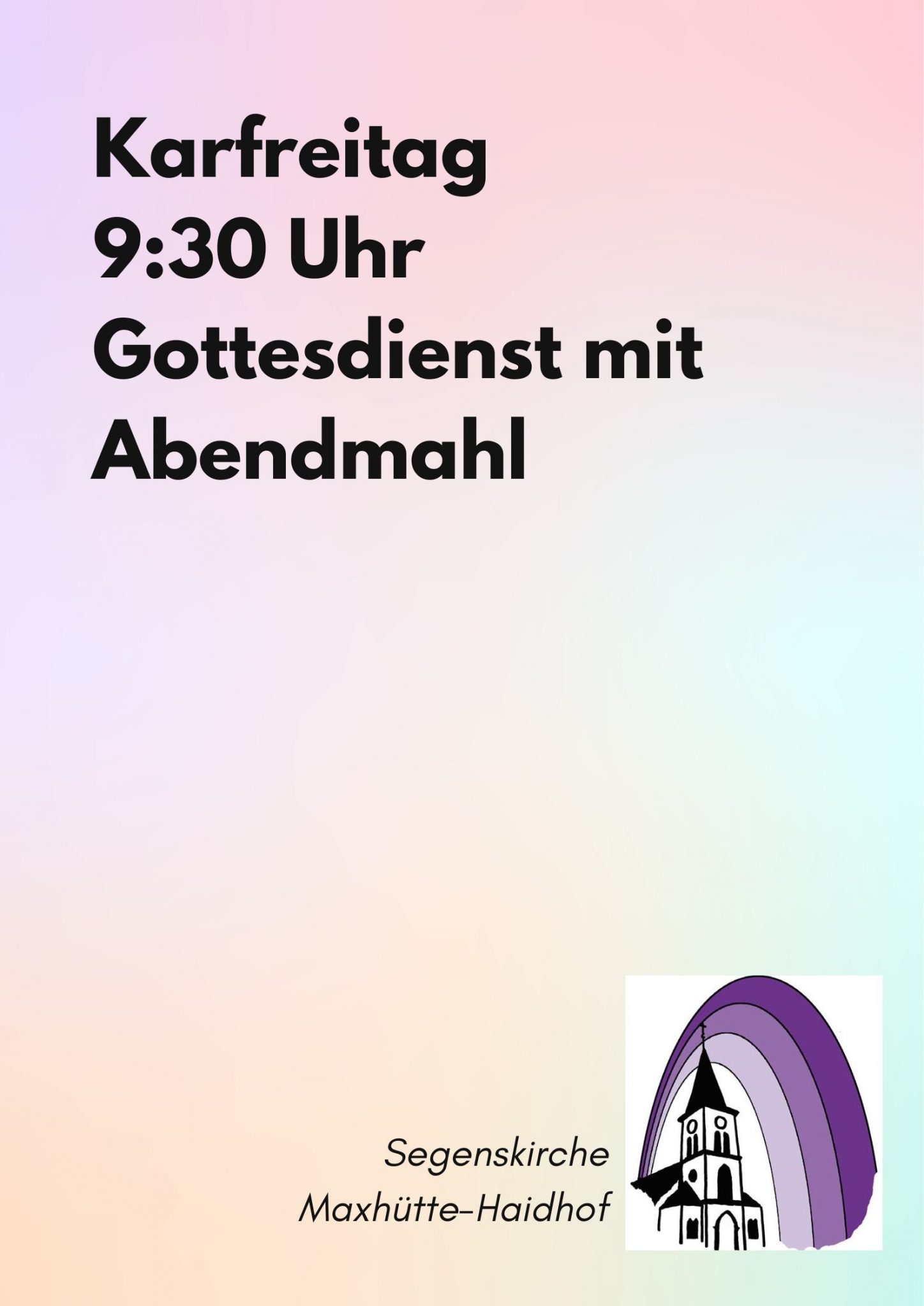 Karfreitag – Evangelisch-Lutherische Kirchengemeinde Maxhütte-Haidhof